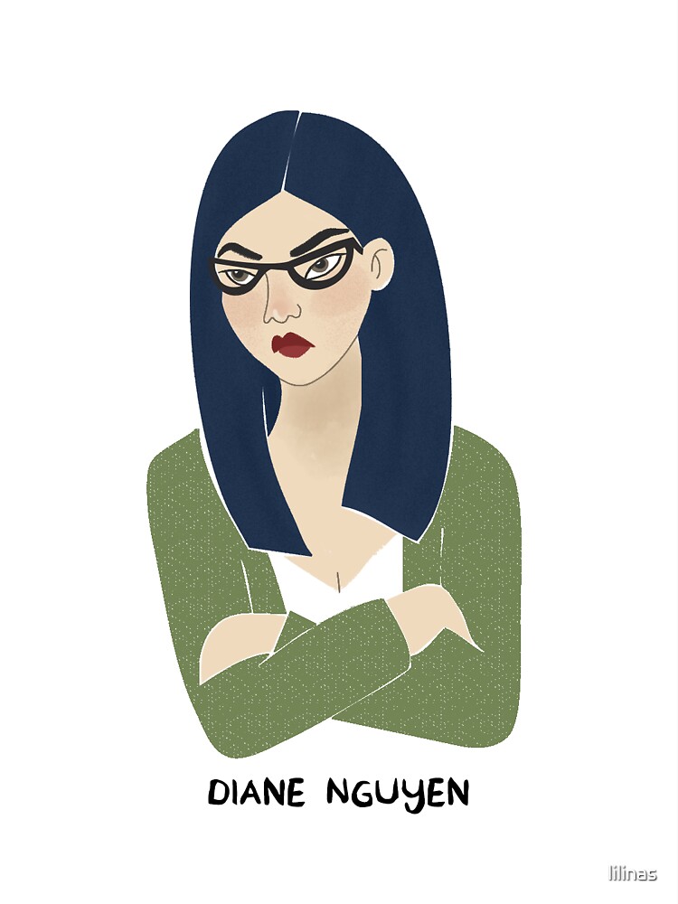"Diane Nguyen" Sticker for Sale by lilinas | Redbubble