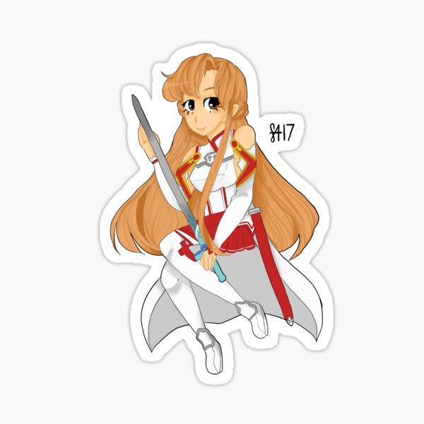 "Asunaa" Sticker by ISkilletI | Redbubble