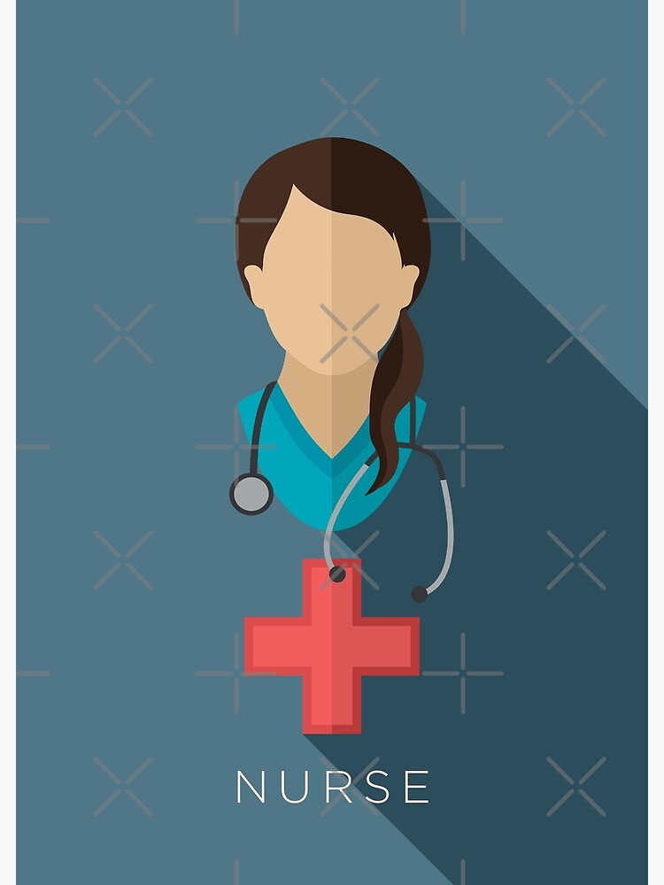 "Minimalistic Nurse Smart Medical Professional RN Sign" Poster for Sale ...