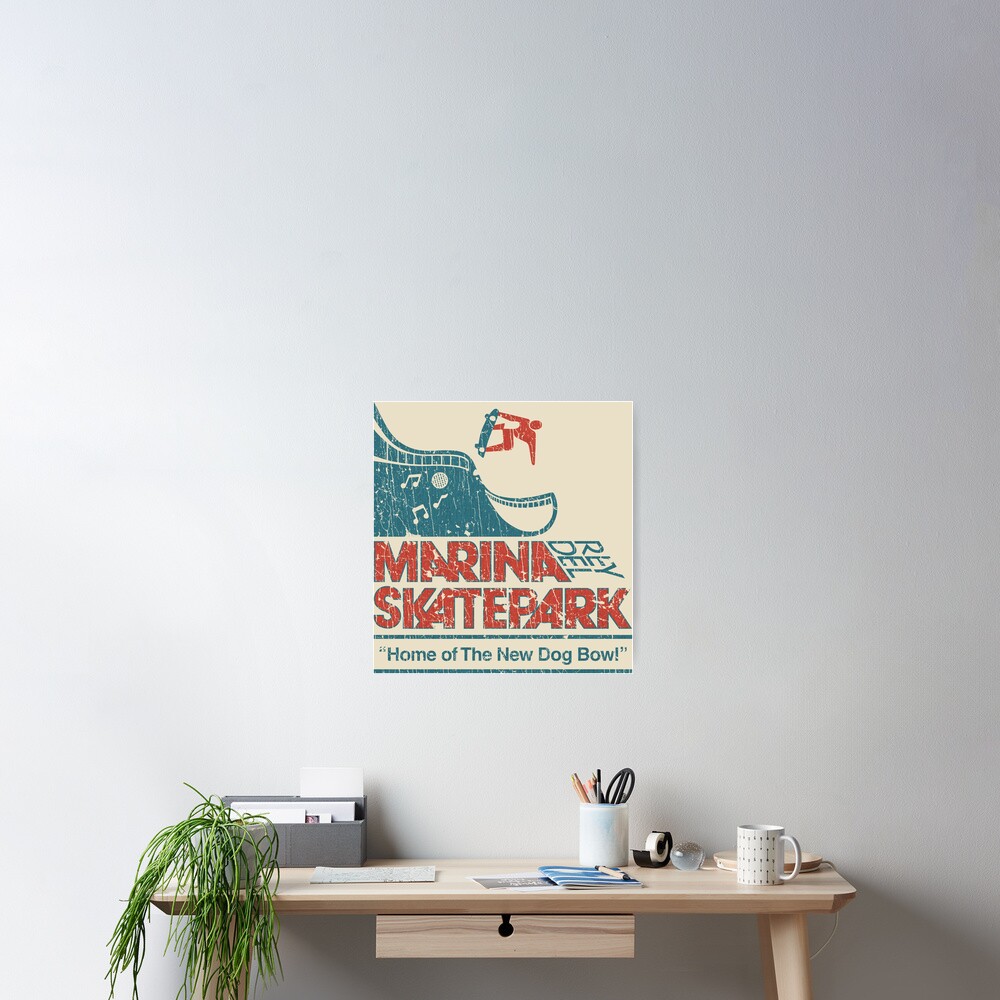 "Skatepark Marina del Rey 1978" Poster von AstroZombie6669 | Redbubble
