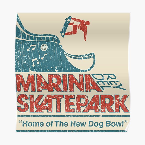 "Skatepark Marina del Rey 1978" Poster von AstroZombie6669 | Redbubble