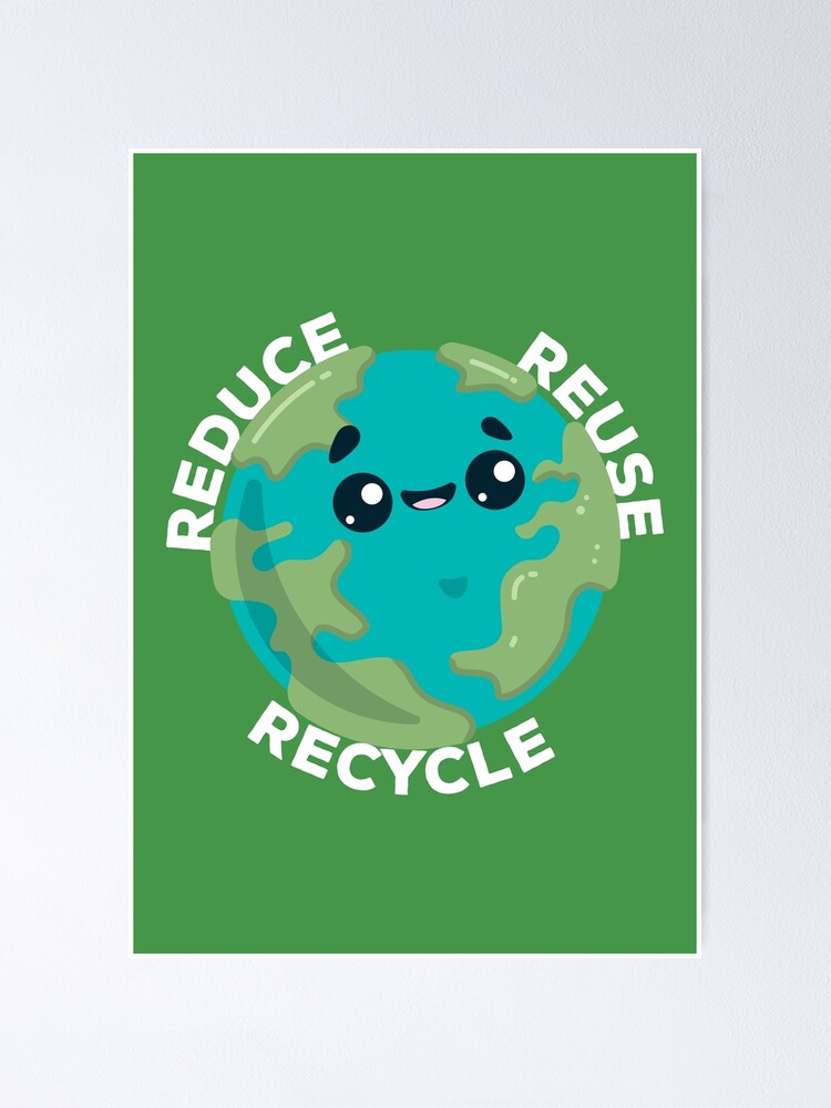 "International Earth Day / Reduce Reuse Recycle / Kawaii Anime Earth ...