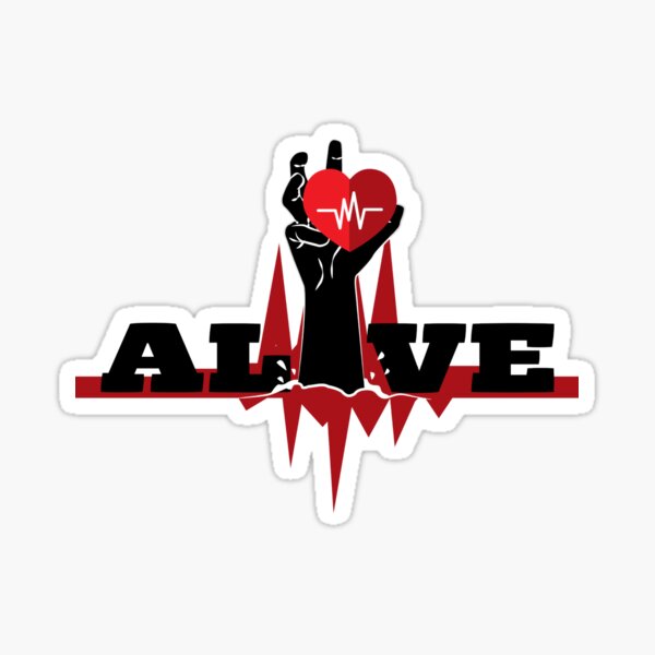 "I AM ALIVE: Red Bleeding Beating Heart Lifted Up, Motivational ...