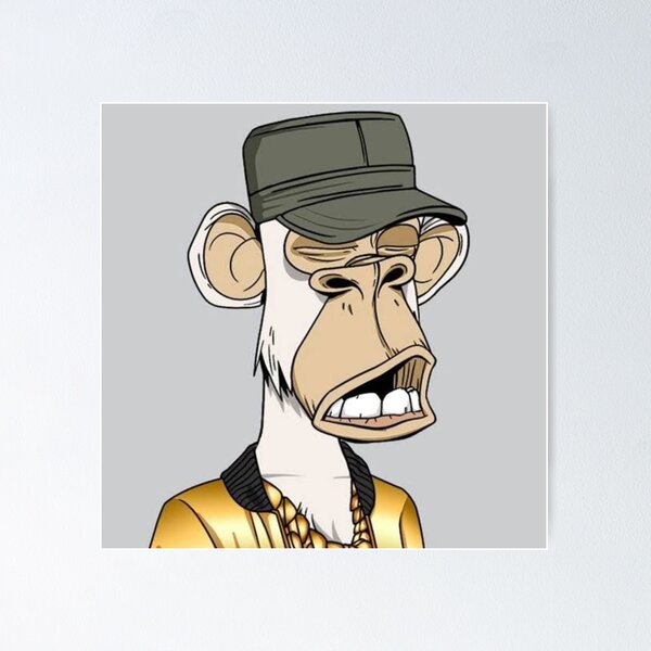 "Nft monkey " Poster for Sale by Nft Club | Redbubble