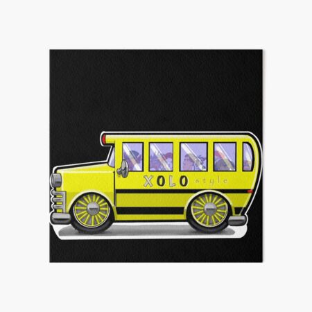 "Black background Lowrider bus" Art Board Print for Sale by KabronX ...