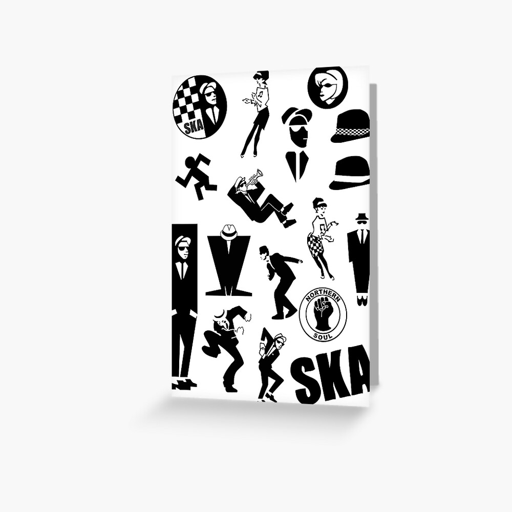 "Ska logo" Greeting Card for Sale by Glinda-39 | Redbubble