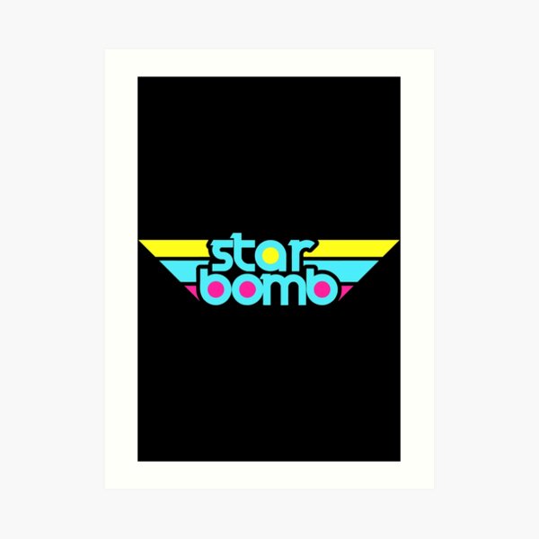 "Starbomb Merch Blue Starbomb Logo" Art Print for Sale by Rainko ...