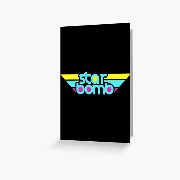 "Starbomb Merch Blue Starbomb Logo" Greeting Card by Rainko | Redbubble
