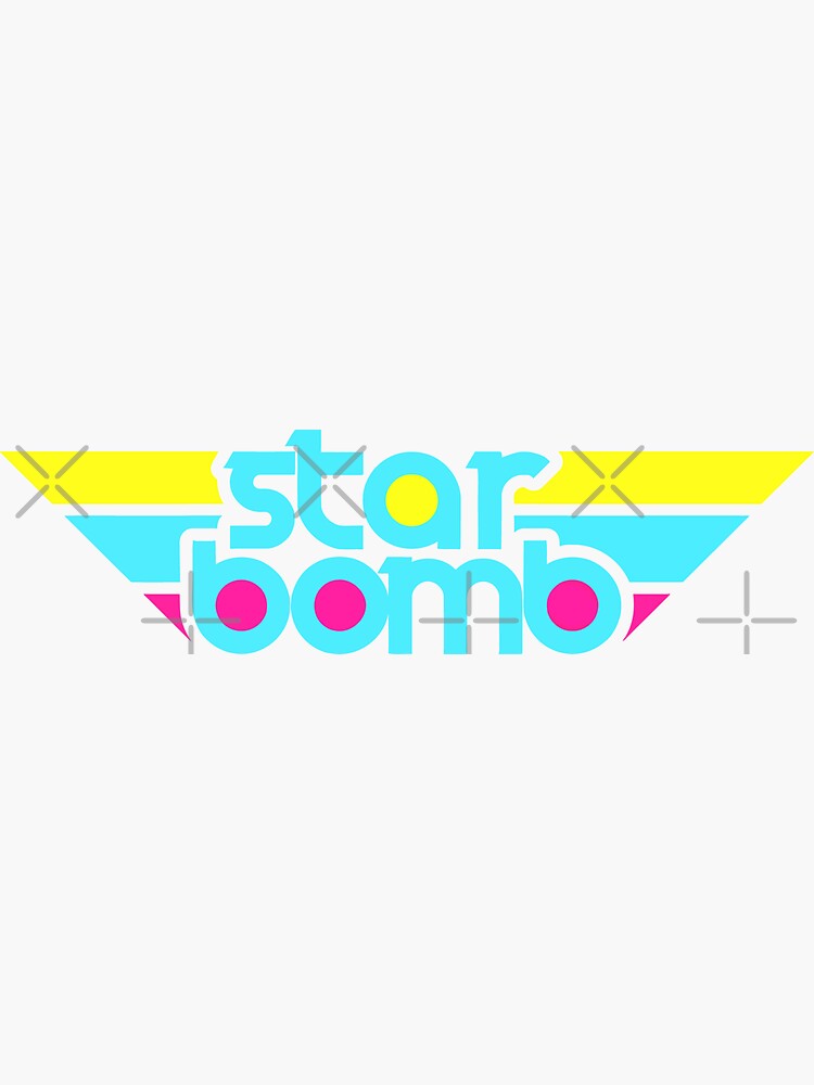 "Starbomb Merch Blue Starbomb Logo" Sticker for Sale by Rainko | Redbubble