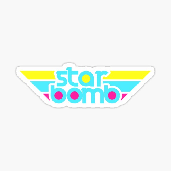 "Starbomb Merch Blue Starbomb Logo" Sticker for Sale by Rainko | Redbubble