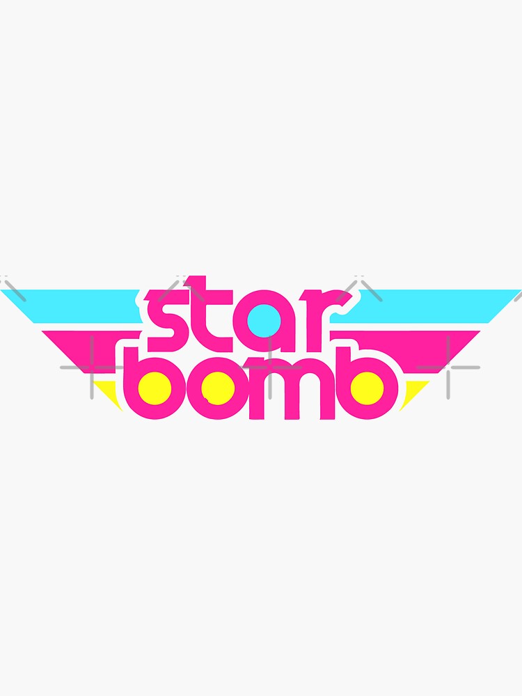 "Starbomb Merch Purple Starbomb Logo" Sticker for Sale by Rainko ...