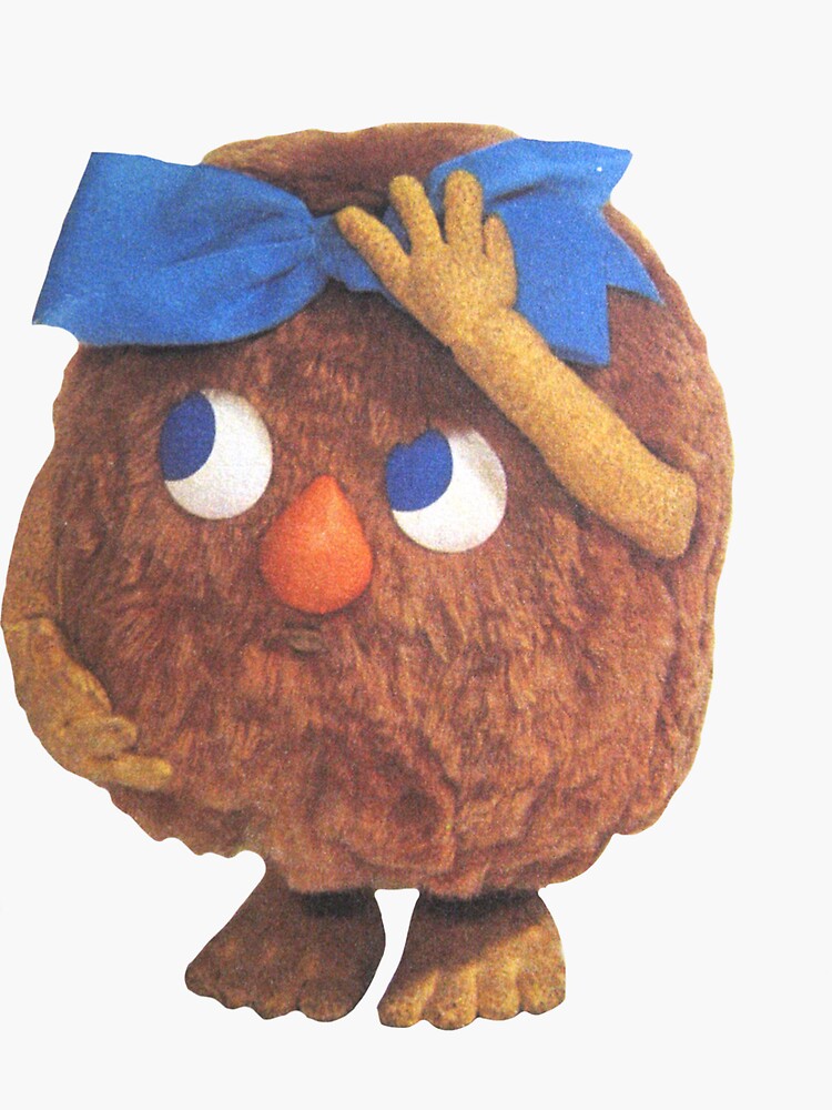 "Posie flump" Sticker by Glinda-39 | Redbubble