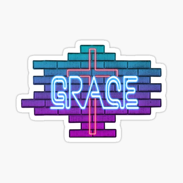 "Grace neon" Sticker for Sale by HiDB | Redbubble