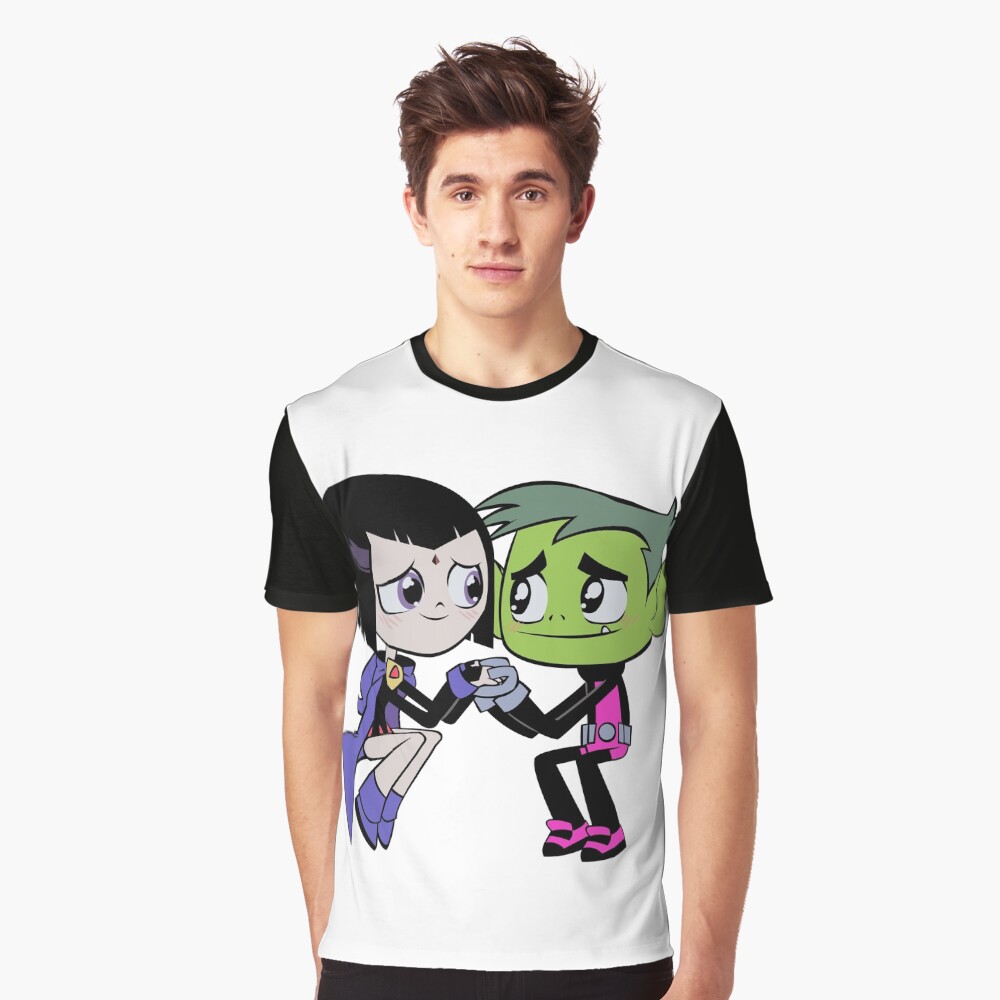 "Teen Titans - Bbrae holding hands" Sticker for Sale by MonkeyLi ...