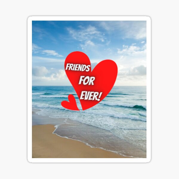 "Friends forever" Sticker for Sale by Katius-KT | Redbubble