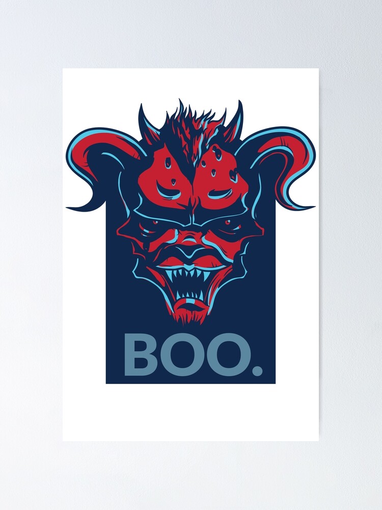 "BOO ANGRY BULL" Poster for Sale by animalwave | Redbubble
