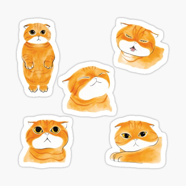 "Cat Eli pack" Sticker for Sale by Eli-artworks | Redbubble