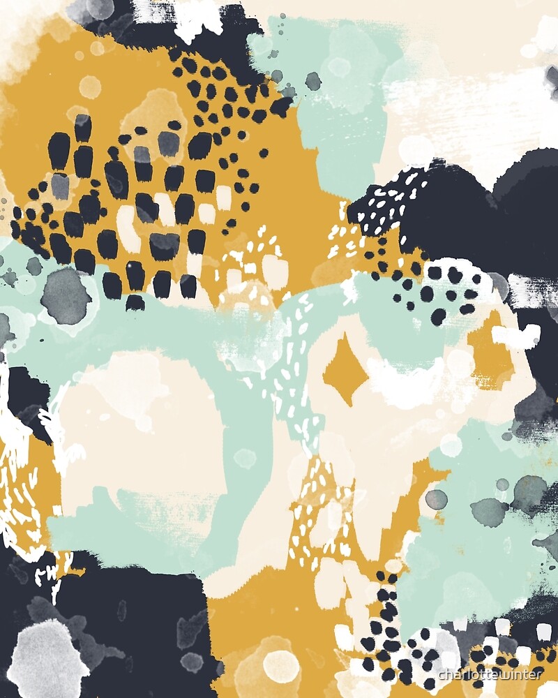 "Tinsley - Modern abstract painting in bold, fresh colors" by ...