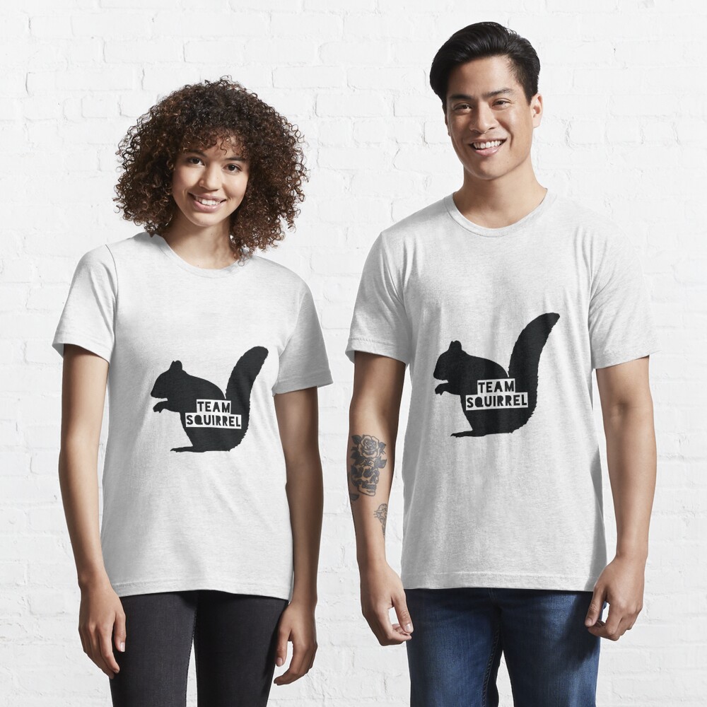 "Team Squirrel!" T-shirt for Sale by WaywardCreation | Redbubble ...