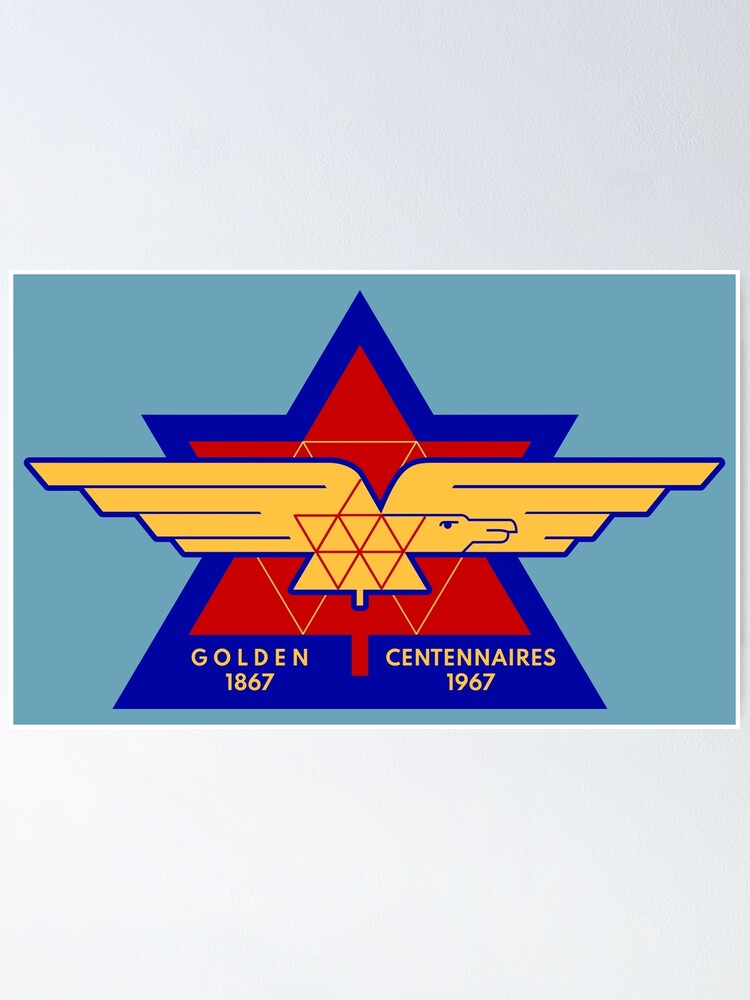 "Golden Centennaires (Royal Canadian Air Force)" Poster for Sale by ...