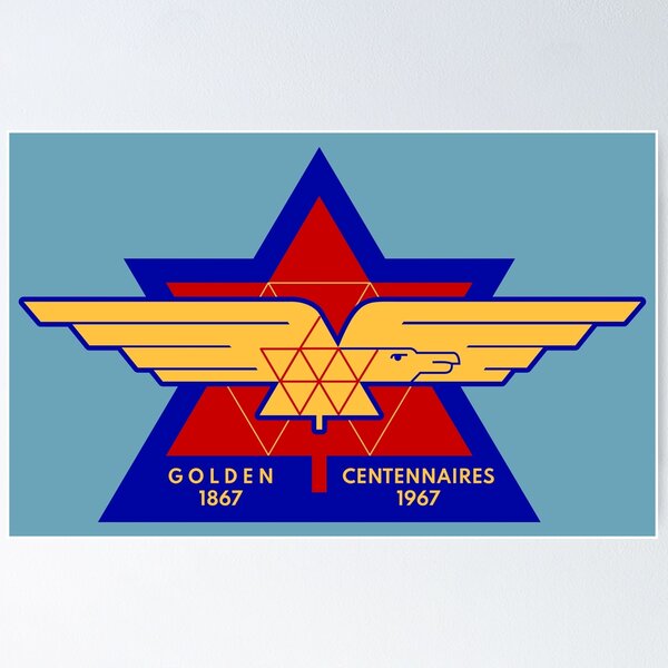 "Golden Centennaires (Royal Canadian Air Force)" Poster for Sale by ...