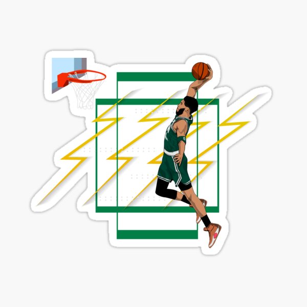 "Jayson Tatum - Cartoon Style" Sticker by AYA-Design | Redbubble