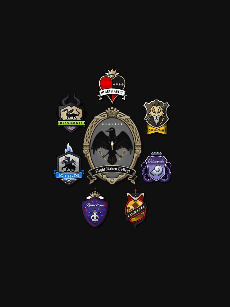 "Night Raven College Dorms (Twisted Wonderland)" Essential T-Shirt for ...