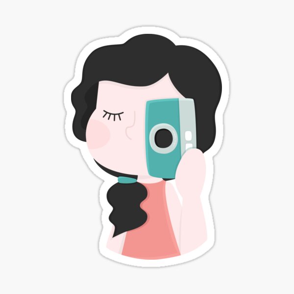 "Photo Camera" Sticker by PenguinConfetti | Redbubble