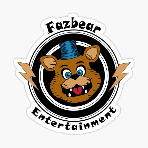 "Fazbear Entertainment Logo" Sticker by ArtyBellaBear | Redbubble