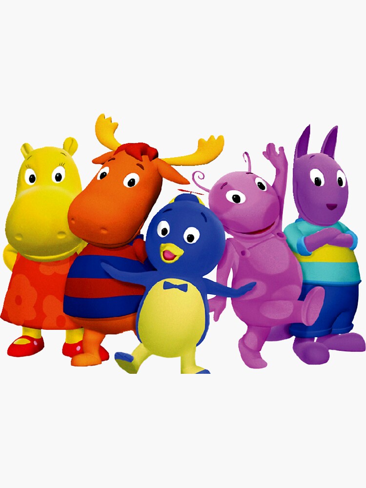 "THE BACKYARDIGANS uniqua austin" Sticker by Bettykora | Redbubble