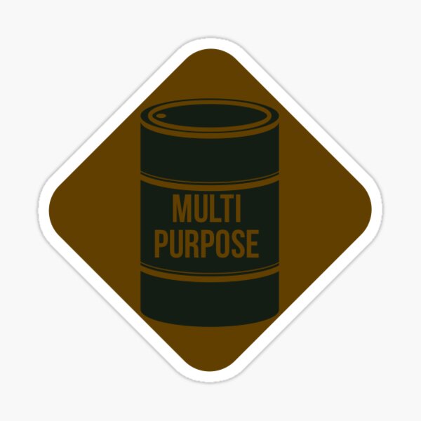 "Multi purpose" Sticker by Bbrown0901 | Redbubble