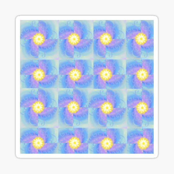 "Trippy Pastel Pinwheels" Sticker by pifflechan | Redbubble