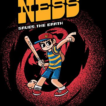 "Ness Saves The Earth " Sticker for Sale by TheModernsGeeks | Redbubble