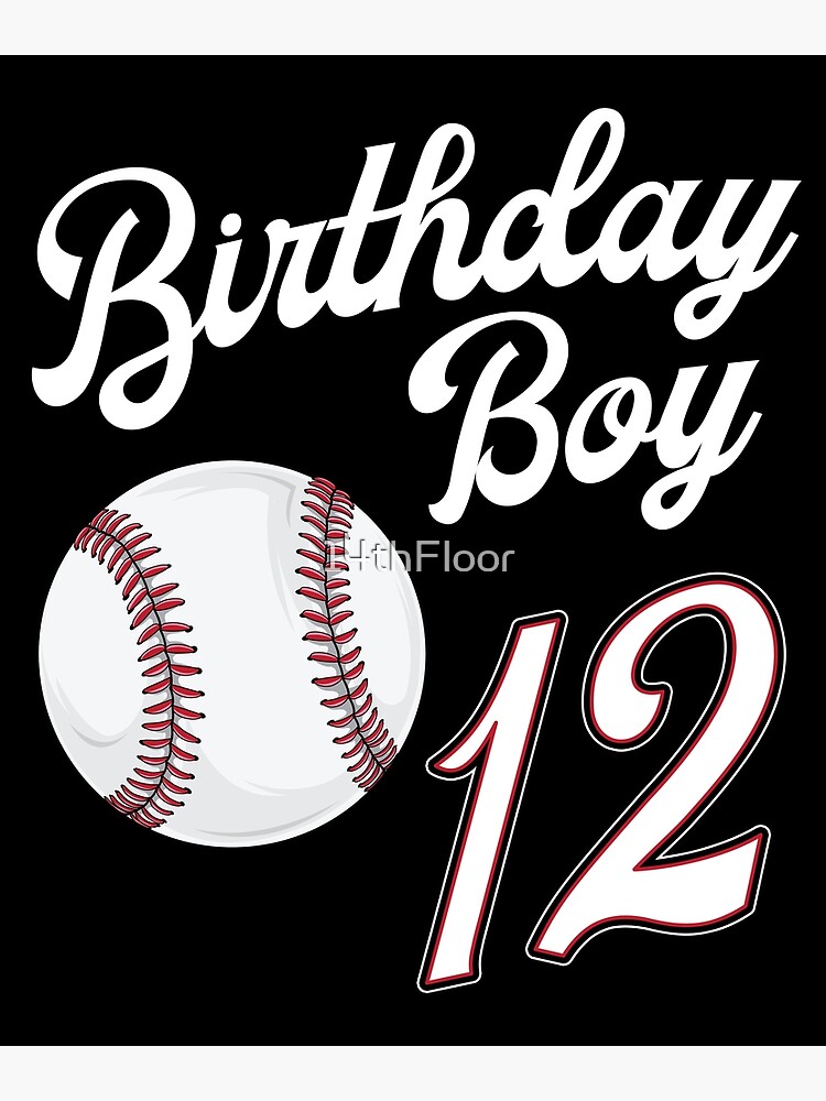 "12 Years Old Baseball Themed 12th Birthday Party Sports Boys ...