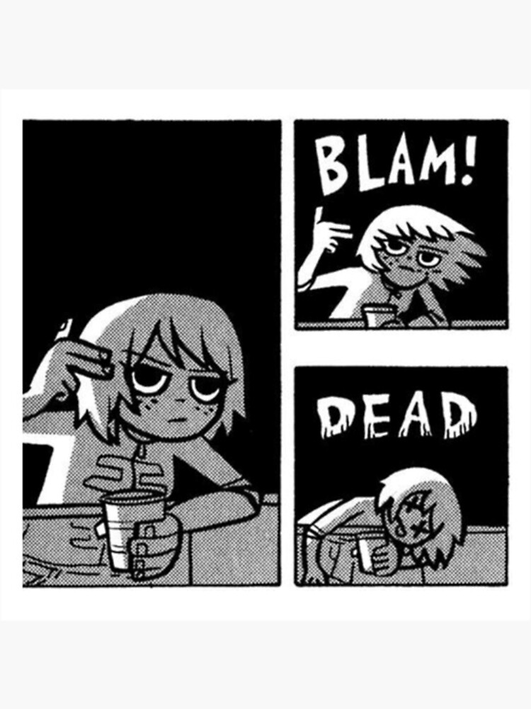 "Kim Pine BLAM! DEAD " Sticker for Sale by TheModernsGeeks | Redbubble