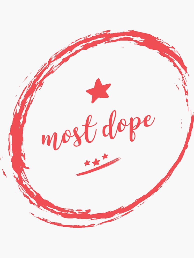 "mac miller most dope, most dope " Sticker by rossbrendon | Redbubble