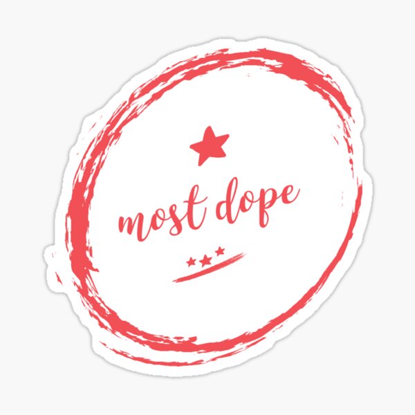 "mac miller most dope, most dope " Sticker by rossbrendon | Redbubble