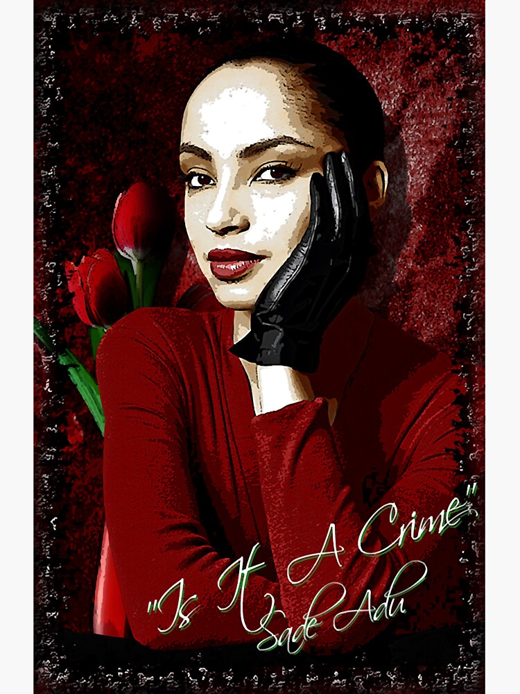 "Sade Adu T-Sshirt, Sade Singer vintage" Sticker by aldaqqxsa | Redbubble