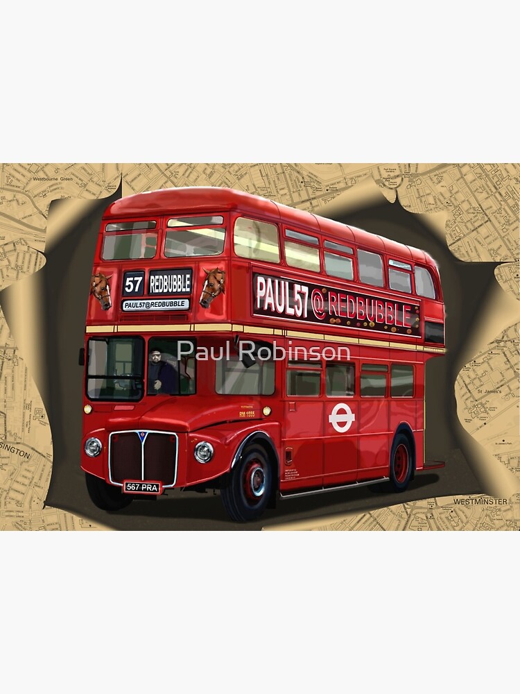 "London Routemaster Double Decker Bus" Poster by PAUL57 | Redbubble