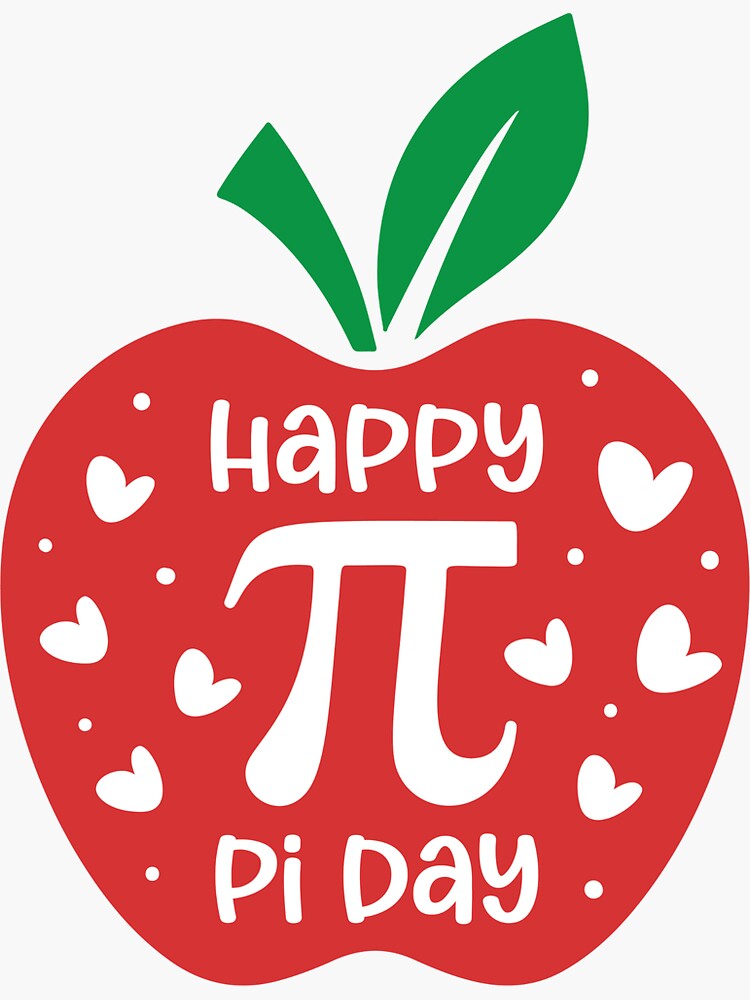 "Happy Pi Day" Sticker by WeTrieditatHome | Redbubble