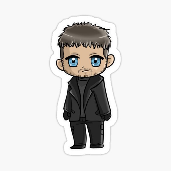 Pegatina «chibi chris redfield» de LoneGhostWolf88 | Redbubble