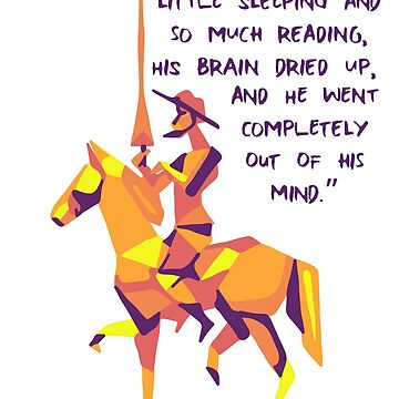 "Don Quixote Quote" Poster for Sale by unhingedheather | Redbubble