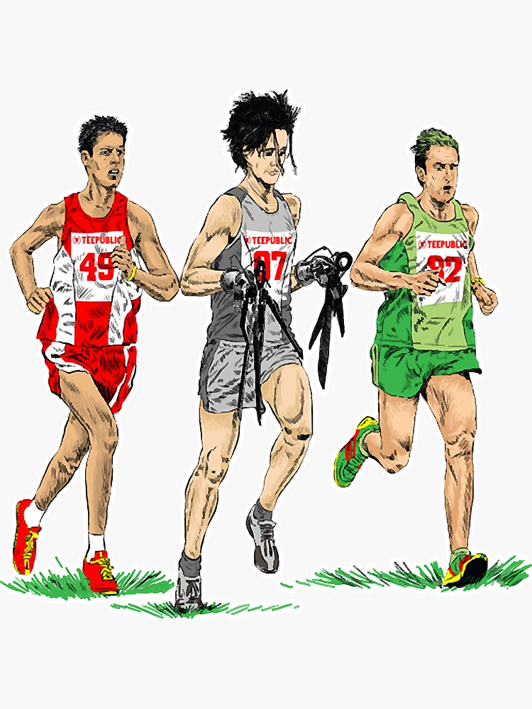 "Running With Edward Scissorhands Film" Sticker by Lineinartist57 ...