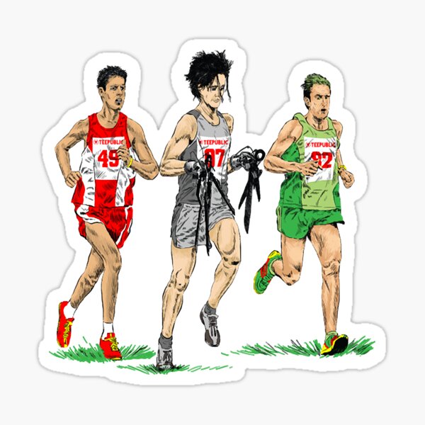 "Running With Edward Scissorhands Film" Sticker by Lineinartist57 ...