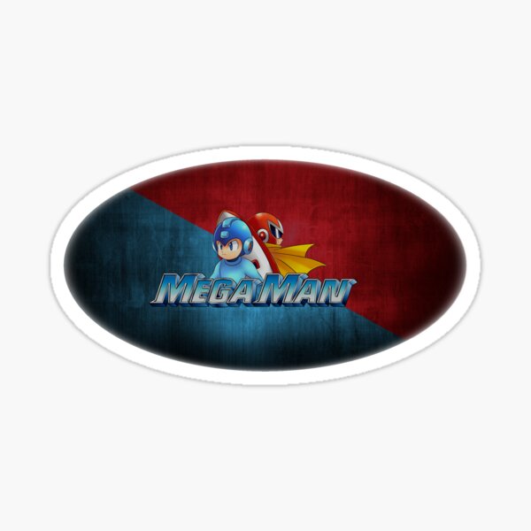 "Megaman" Sticker by Spudzley | Redbubble