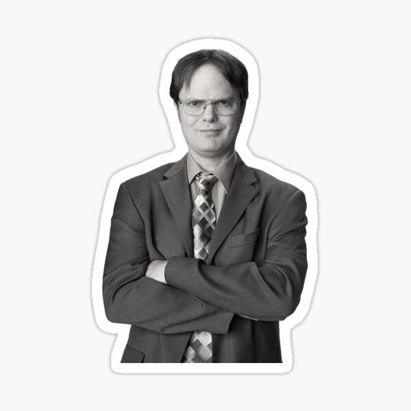 "Dwight Schrute" Sticker by alhaxis | Redbubble
