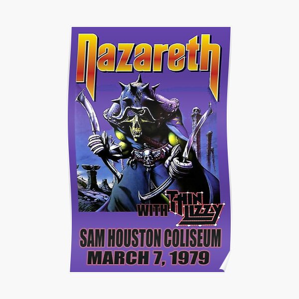 "Nazareth 1979 Tour" Poster for Sale by wethelionsarise | Redbubble