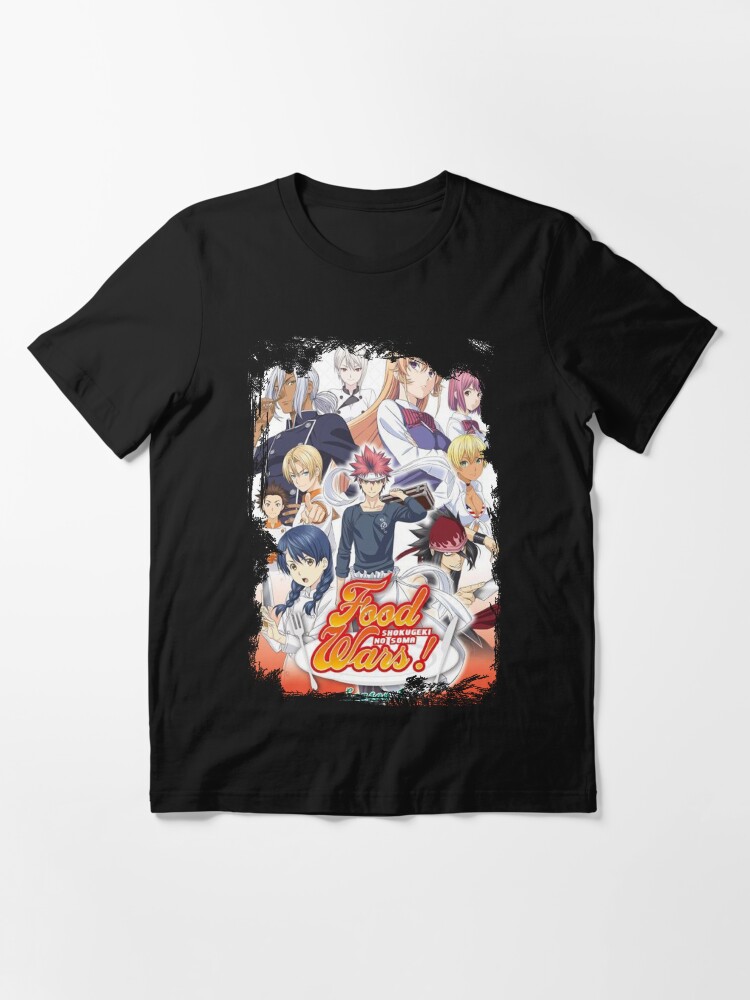 "Food Wars Shokugeki no Soma Grunge Border Anime Design " T-shirt for ...