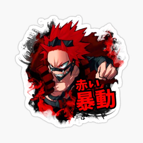 "Eijiro Kirishima" Sticker by NickShaw-Zola | Redbubble