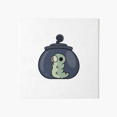 "Grub in Jar from Hollow Knight" Art Board Print for Sale by Dino ...